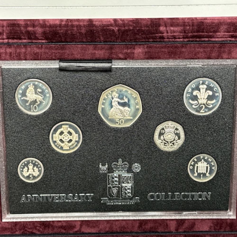 Pre-owned 25th Anniversary of Decimalisation Silver Proof 7 Coin Set ...